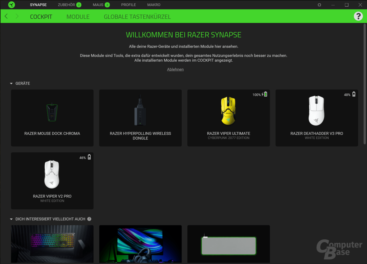 Razer HyperPolling Dongle im Test - ComputerBase