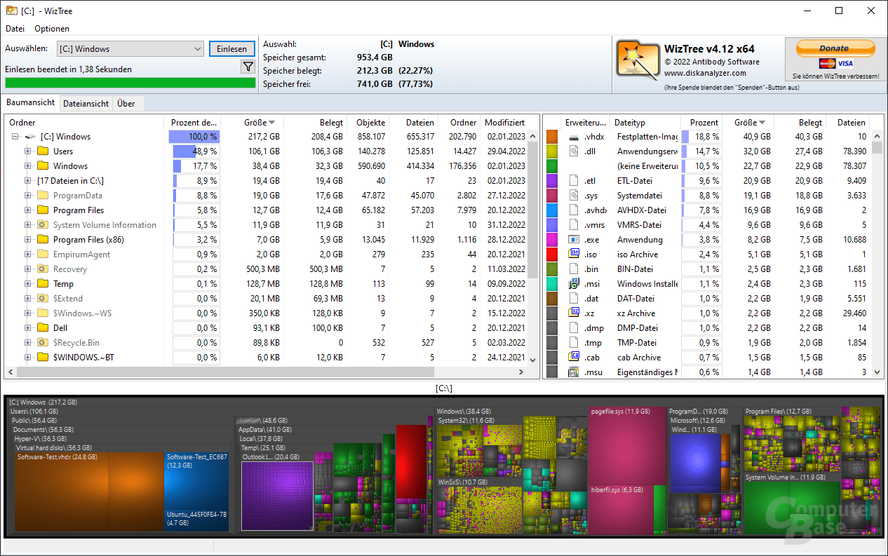 WizTree Download - ComputerBase