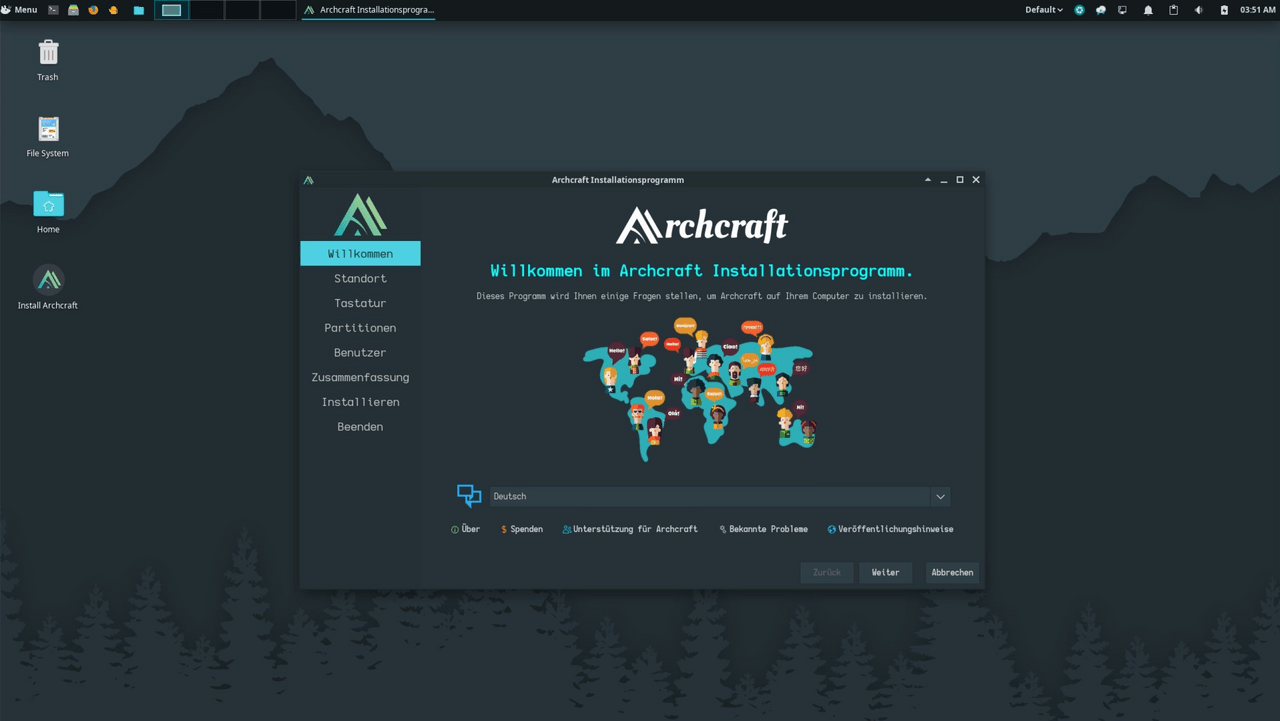 Archcraft: Distribution für Puristen mit Linux 6.1.1 und Herbstluft ...