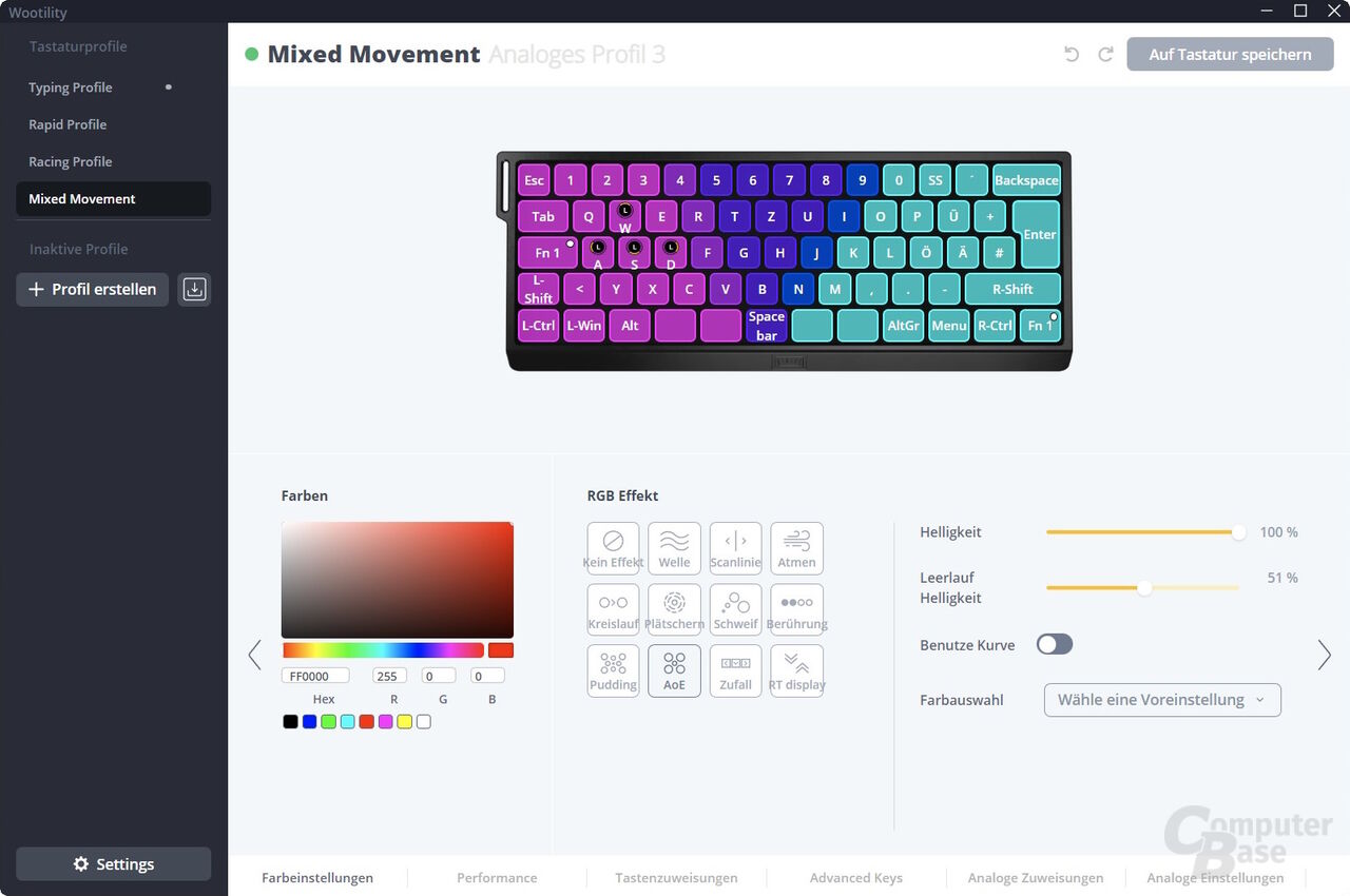 Wooting 60HE Gaming-Tastatur im Test - ComputerBase