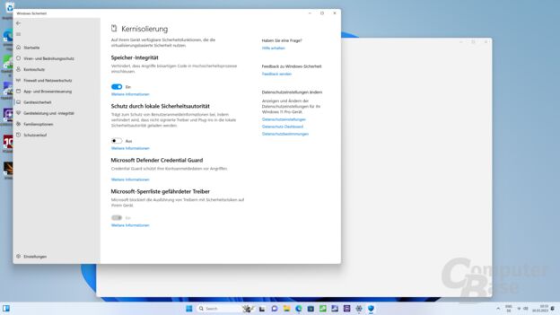 HVCI in Windows 11: Benchmarks zum Leistungsverlust in Spielen ...