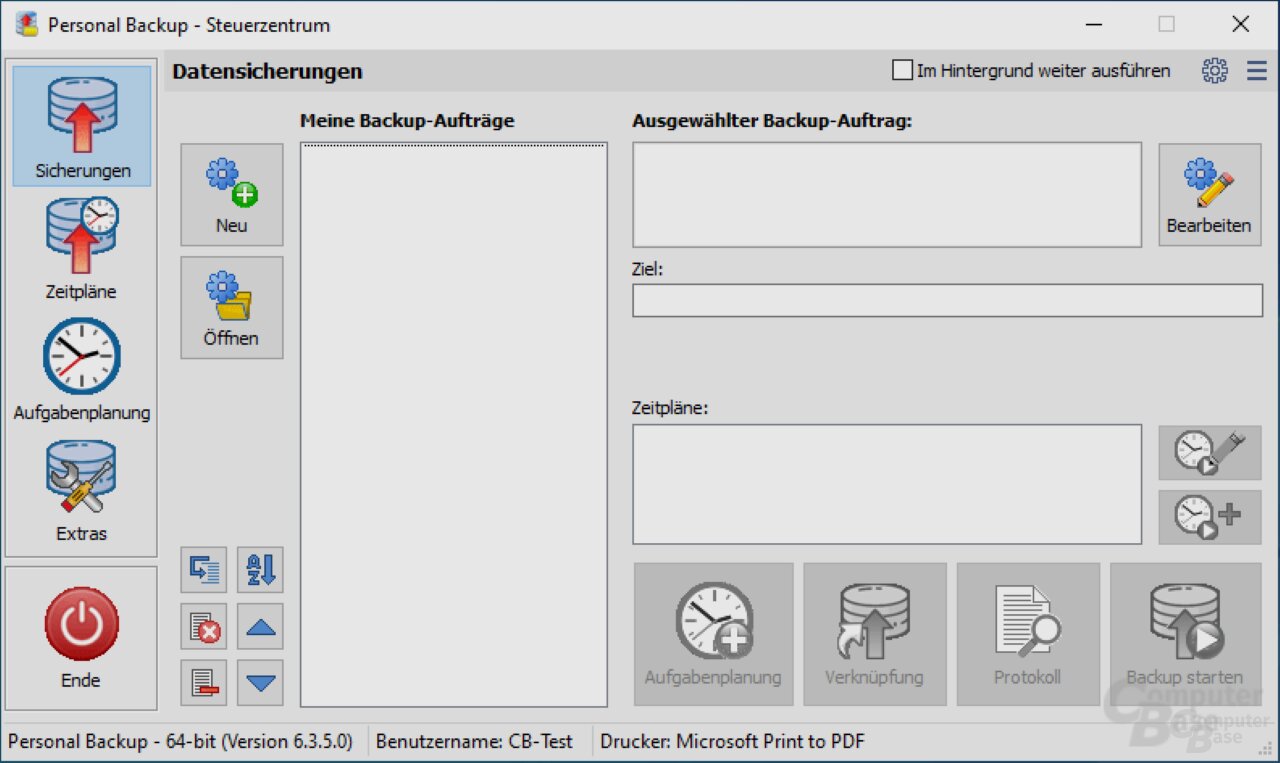 Personal Backup 6.2.33.0: Backup-Software mit einigen Optimierungen erschienen - ComputerBase