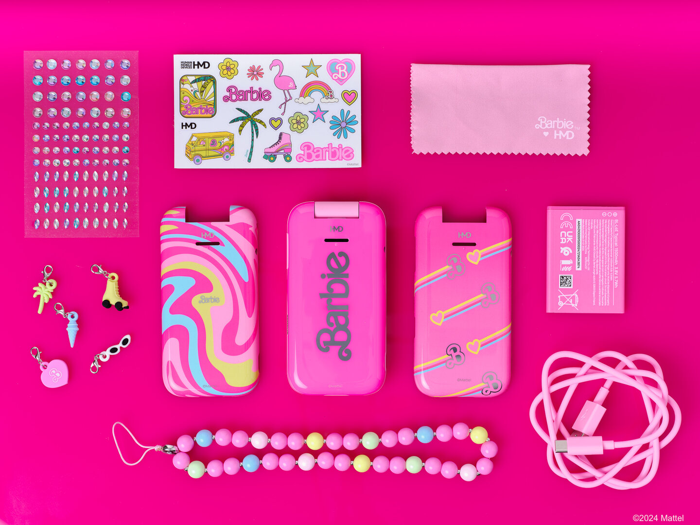 Barbie Phone: HMD bringt pinkes Klapphandy mit Spiegel im Deckel ...