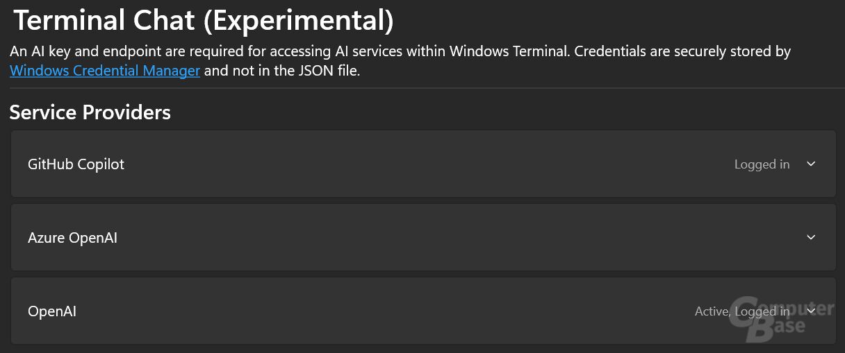 Terminal Chat: Microsoft integriert KI-Chatfunktion in das Windows ...