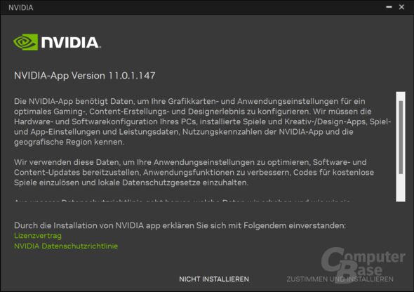 Die Nvidia App: Control Panel & GeForce Experience vereint - ComputerBase