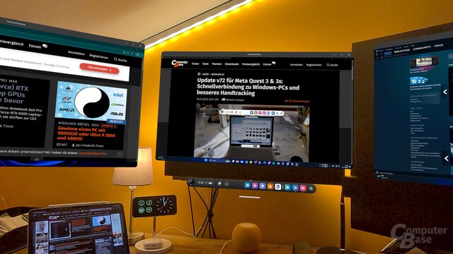 Meta Quest 3 & 3s Windows-11-Remote-Desktop - ComputerBase