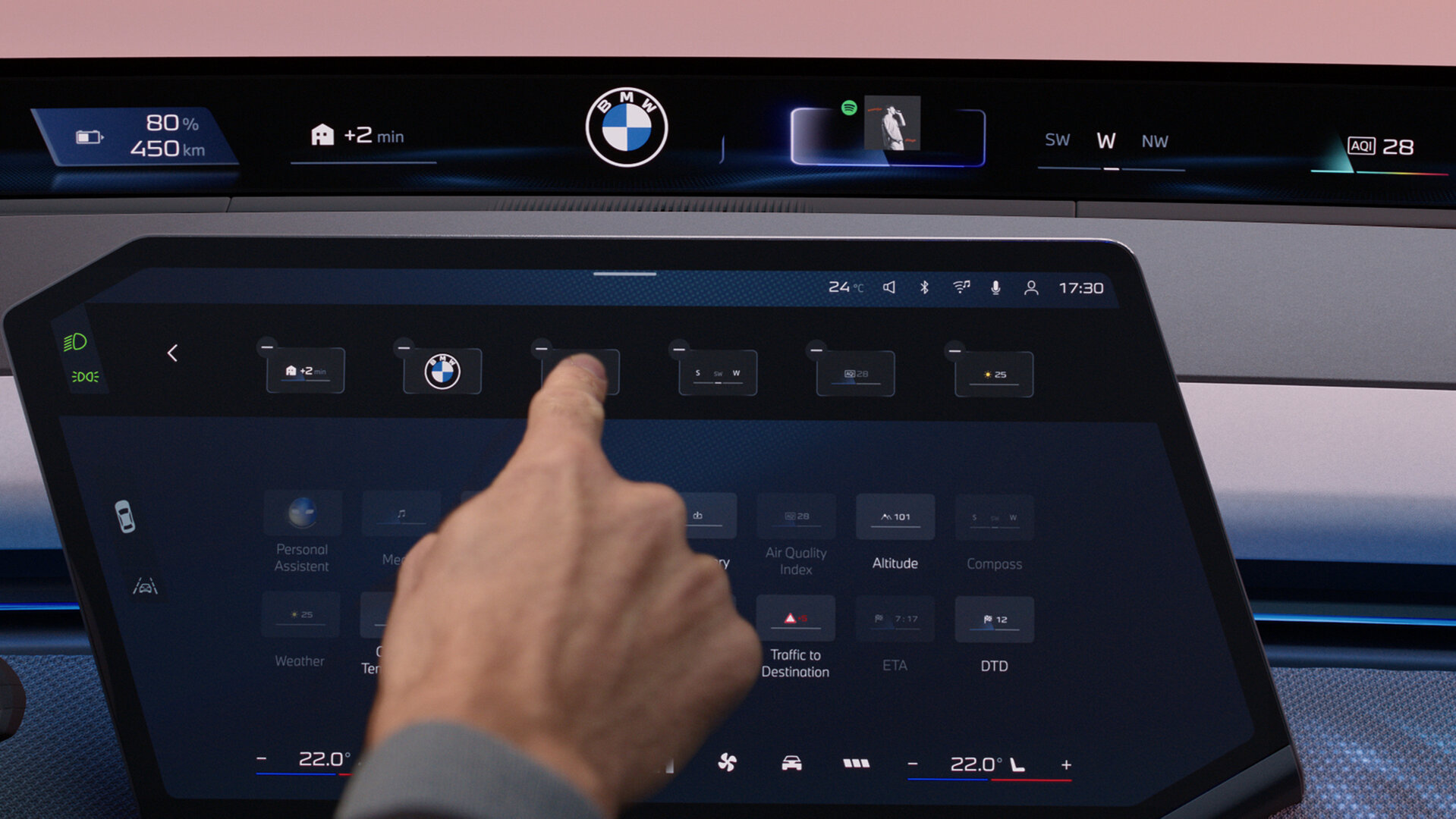 Neue Klasse: BMW Panoramic iDrive läuft mit Operating System X ...