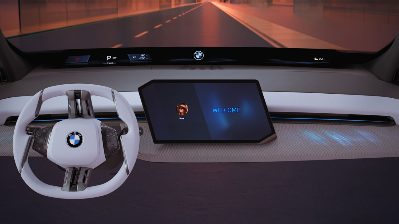 Neue Klasse: BMW Panoramic iDrive läuft mit Operating System X ...