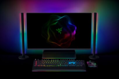 Razer Chroma: Aether Standing Light Bars mit Matter lassen sich drehen ...