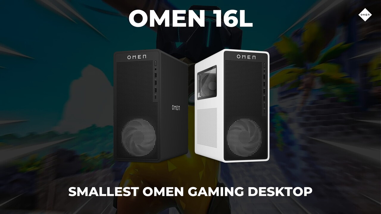 Omen 16L (2025): Kompakter Gaming-Desktop-PC nutzt einen 90-mm-Lüfter - ComputerBase