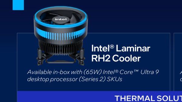 Neue Boxed-Kühler: Intels Laminar-Cooler gehen mit Arrow Lake in ...