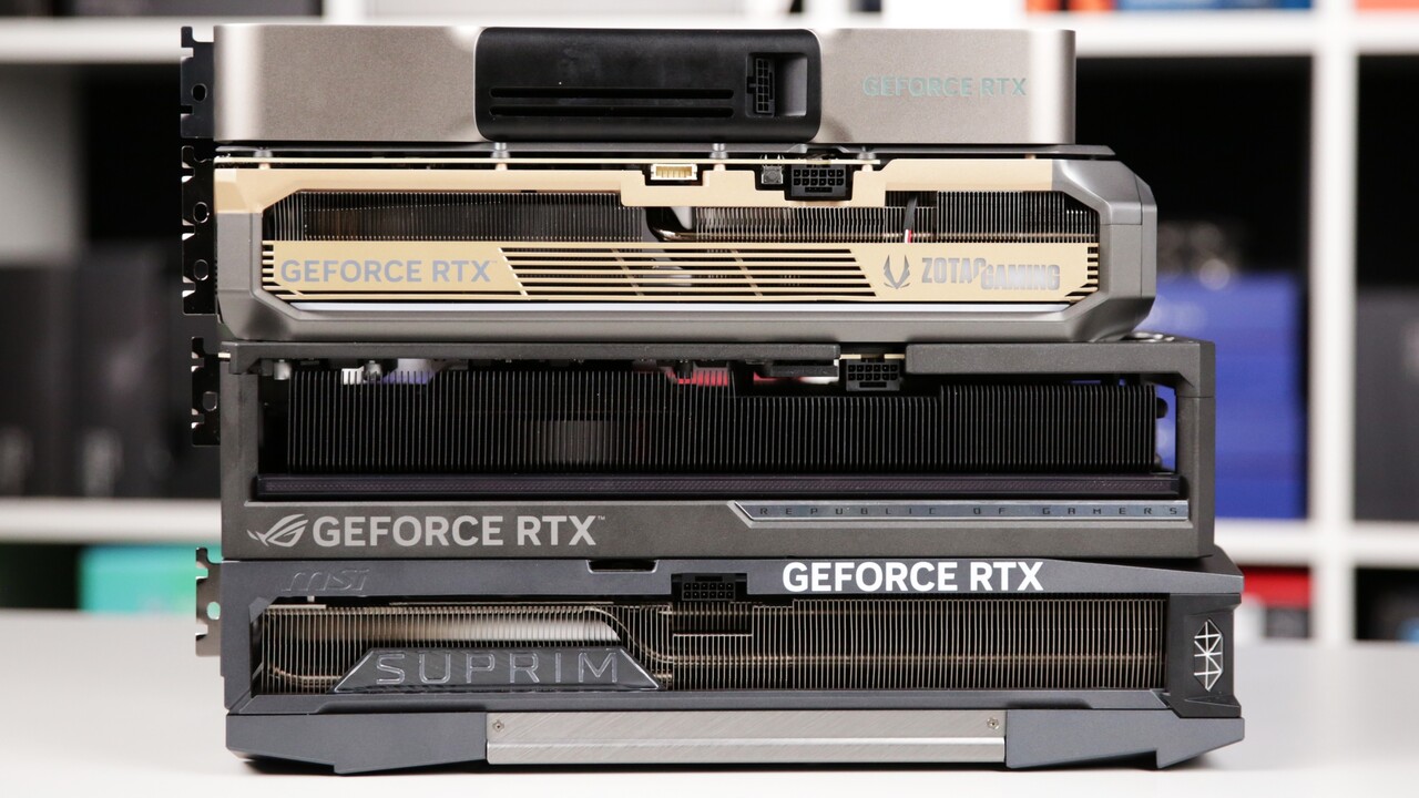 RTX 5080: Asus ROG Astral vs. MSI Suprim SOC vs. Zotac AMP - ComputerBase