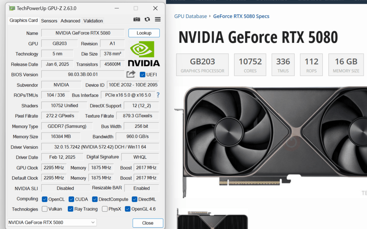 ROP-Defekt bei Gaming-Blackwell: Neben RTX 5090 & 5070 Ti ist auch die RTX 5080 betroffen ...