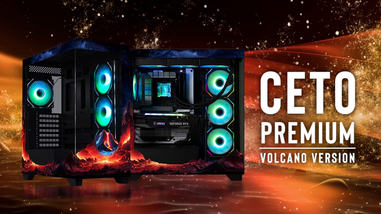 CETO Premium Volcanic & Wave: BitFenix setzt Flammen und Wellen auf Gehäuse - ComputerBase