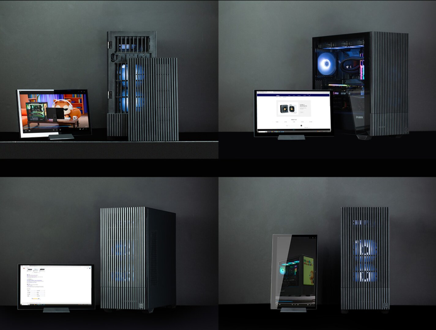 Midi-Tower Z10 DS: Zalman entdeckt die Fronttür für 15,6"-Riesenbildschirm - ComputerBase