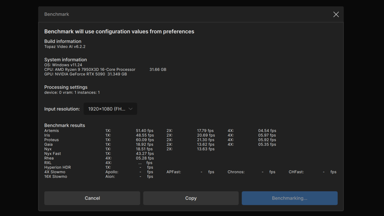 Topaz Video AI 6: Benchmarks der Video-AI-Software mit TensorRT für Blackwell - ComputerBase
