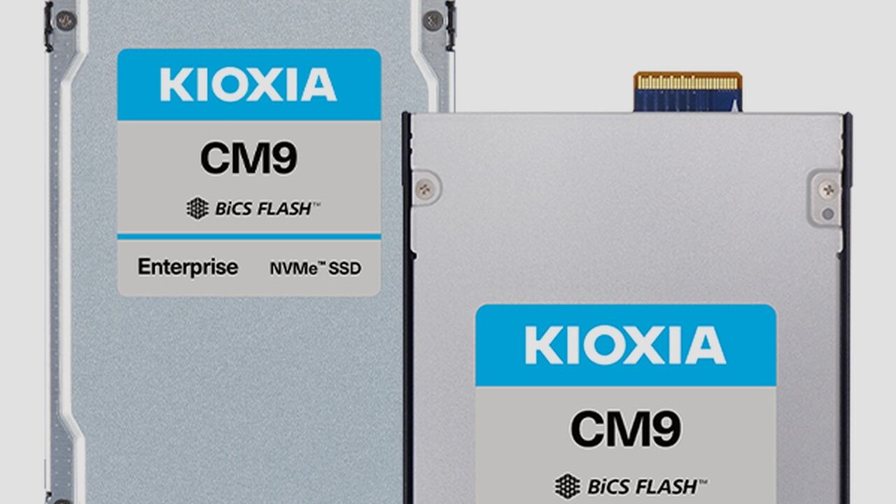 Kioxia CM9 SSD: BiCS8-Flash ermöglicht 61 TB und 3,4 Millionen IOPS - ComputerBase
