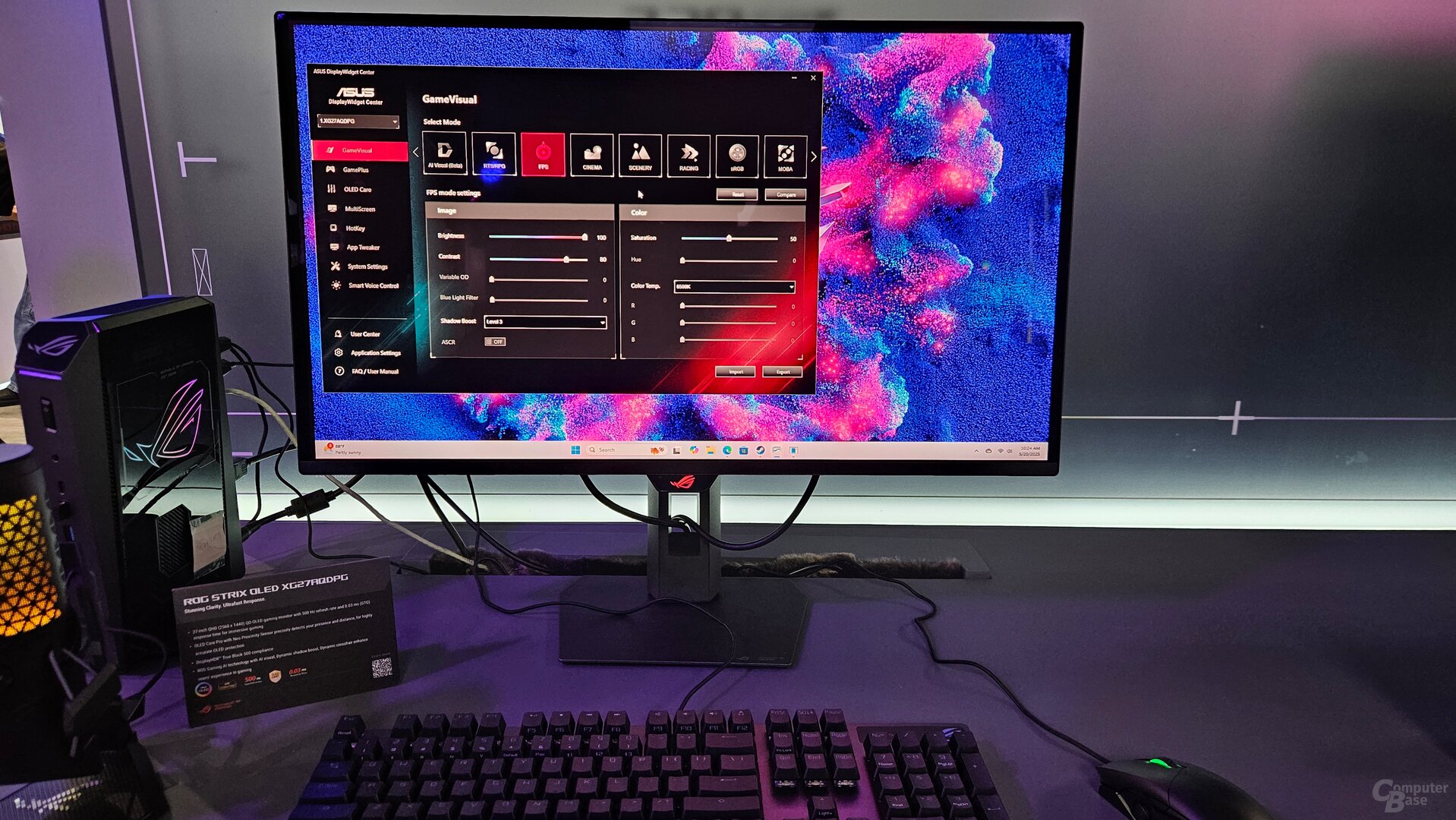 Asus ROG Strix OLED XG34WCDMTG: QD-OLED mit Google TV, GeForce Now ...