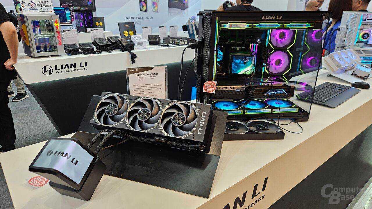 Lian Li Hydroshift II LCD: Das gebogene AiO-Display ist auch noch ...