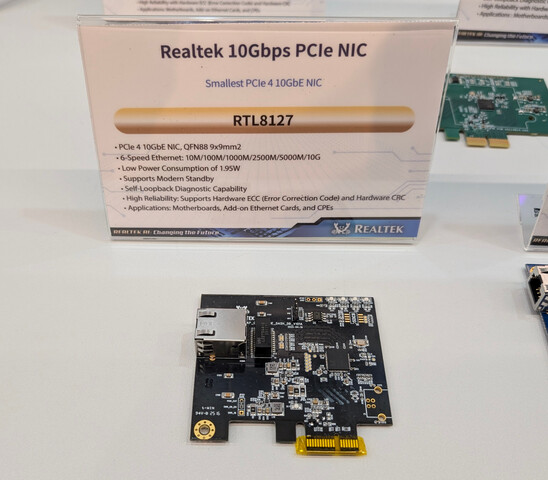 Realtek auf der Computex: Erschwinglicher 10-GbE-Chip und neue SSD-Controller - ComputerBase