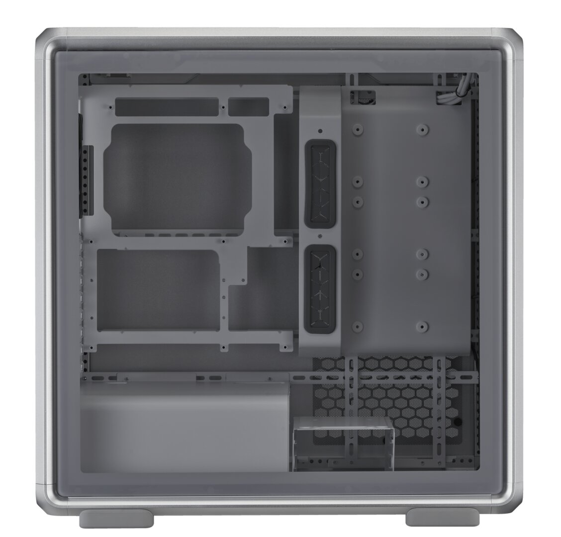 Cooler Master Masterframe 600: Gehäuse sieht nach Metall, Holz oder ...