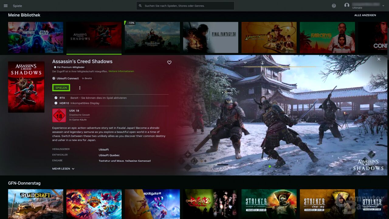 GeForce Now App für das Steam Deck im Test - ComputerBase