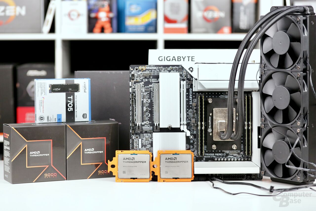 AMD Ryzen Threadripper 9000 im Test - ComputerBase