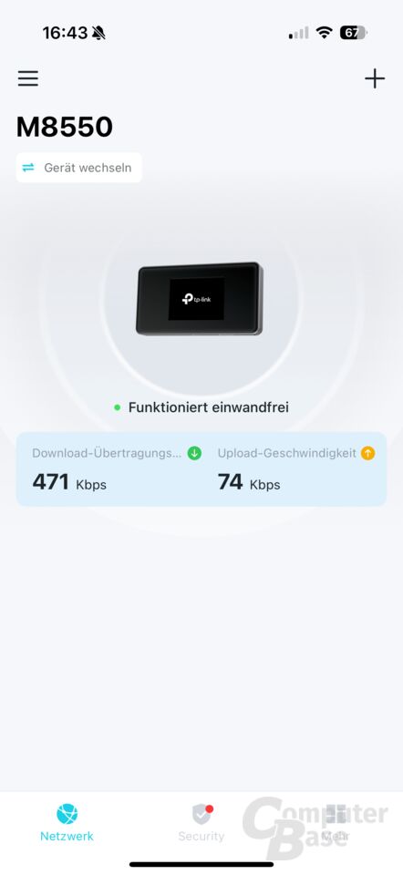 Mobiler 5G-Router TP-Link M8550 im Test - ComputerBase