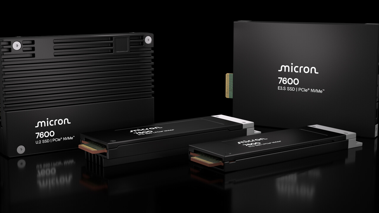 Micron 6600 ION und 7600: SSD-Serien mit Potenzial für 245 TB und PCIe-5.0-Mainstream - ComputerBase