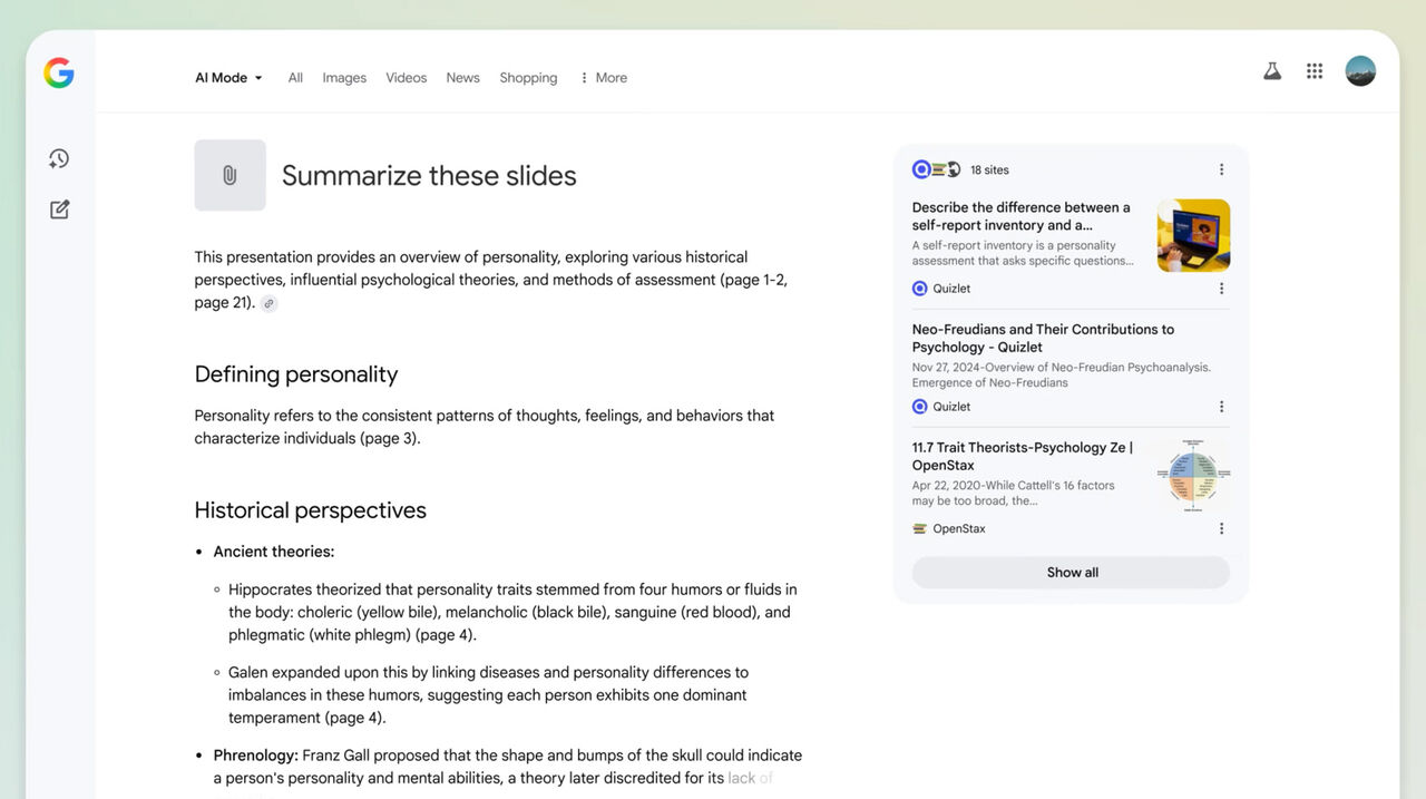 Canvas und Google Lens: Google erweitert den AI-Mode in der Suche um Dokumente - ComputerBase