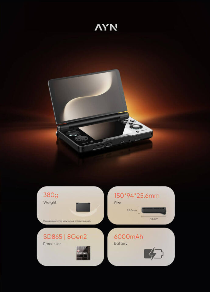 Gaming-Handheld: Ayn zeigt Thor mit Dual-Display wie beim Nintendo DS ...