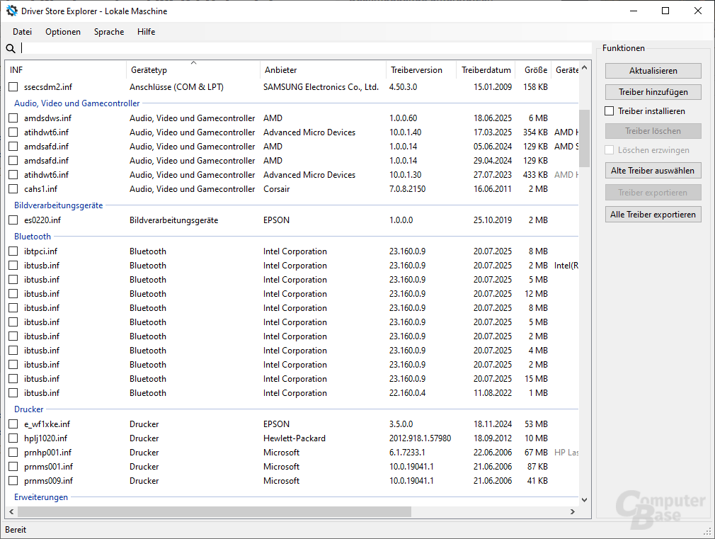 Driver Store Explorer Download - ComputerBase