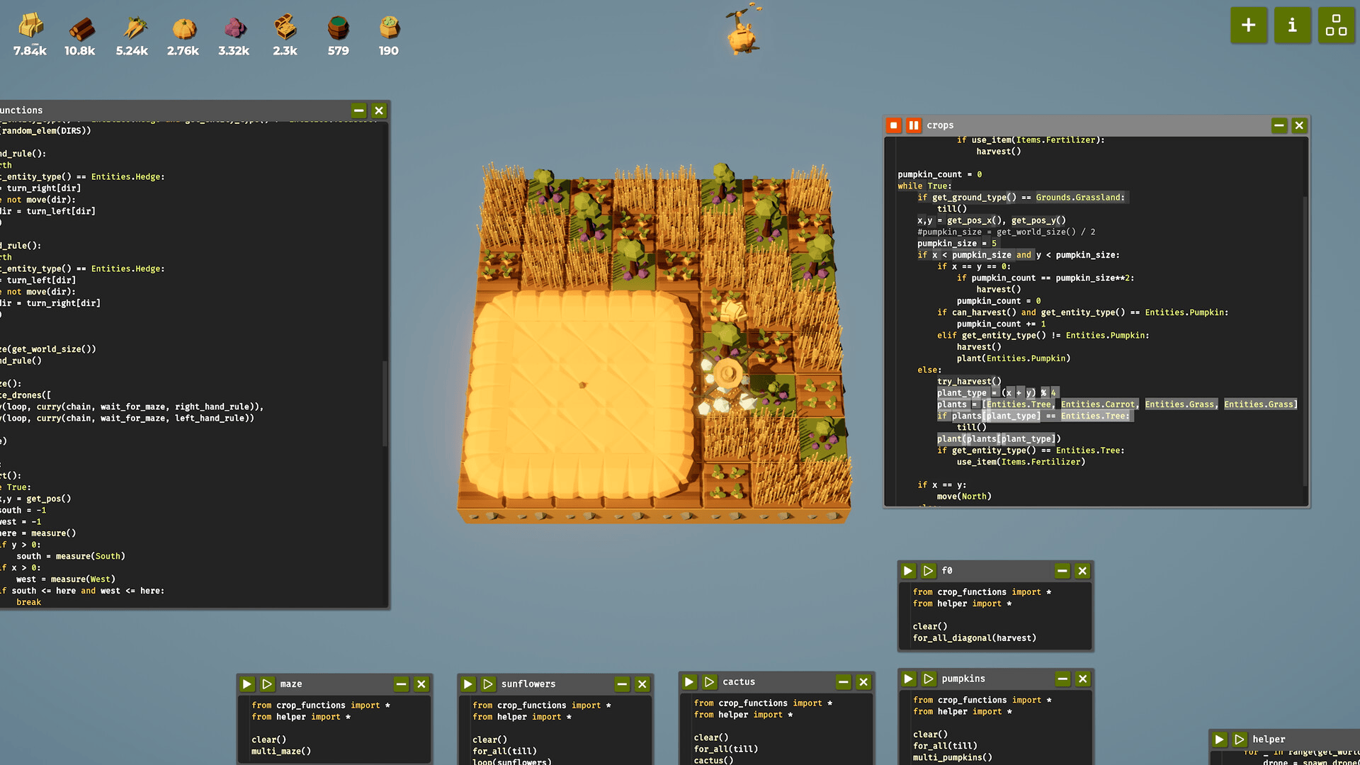 The Farmer Was Replaced: Automatisierungsspiel mit Coding-Gameplay ...