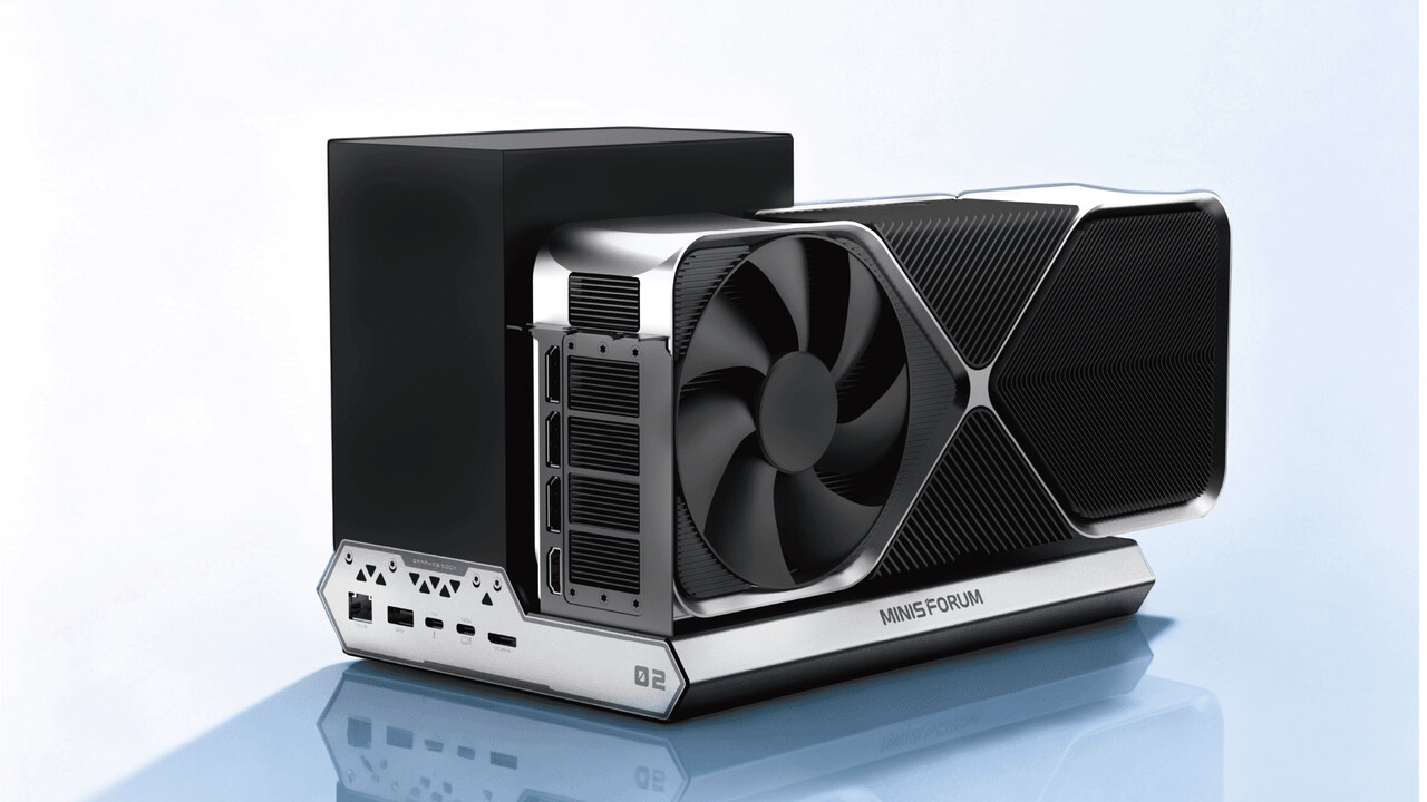 [NEWS] New Minisforum DEG2 eGPU dock with Thunderbolt 5, OCuLink and IO ports using 2024 Intel ...