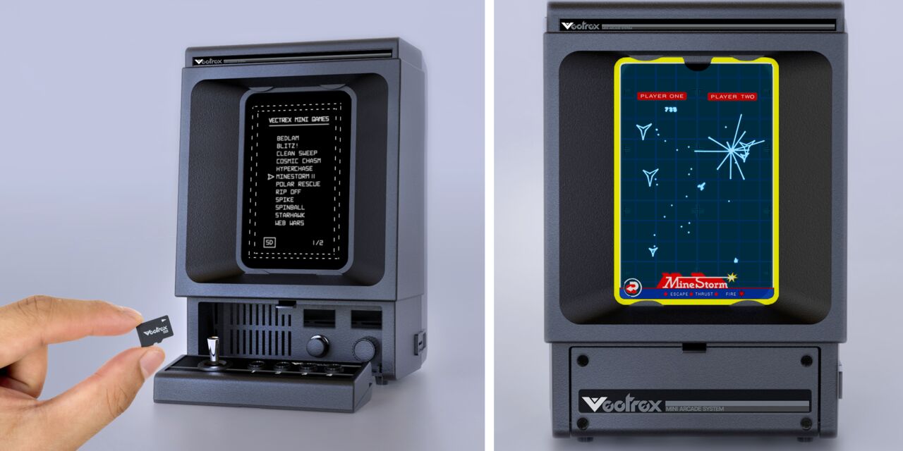 Retro-Konsole: Vectrex Mini erreicht Crowdfunding-Ziel in 12 Minuten ...