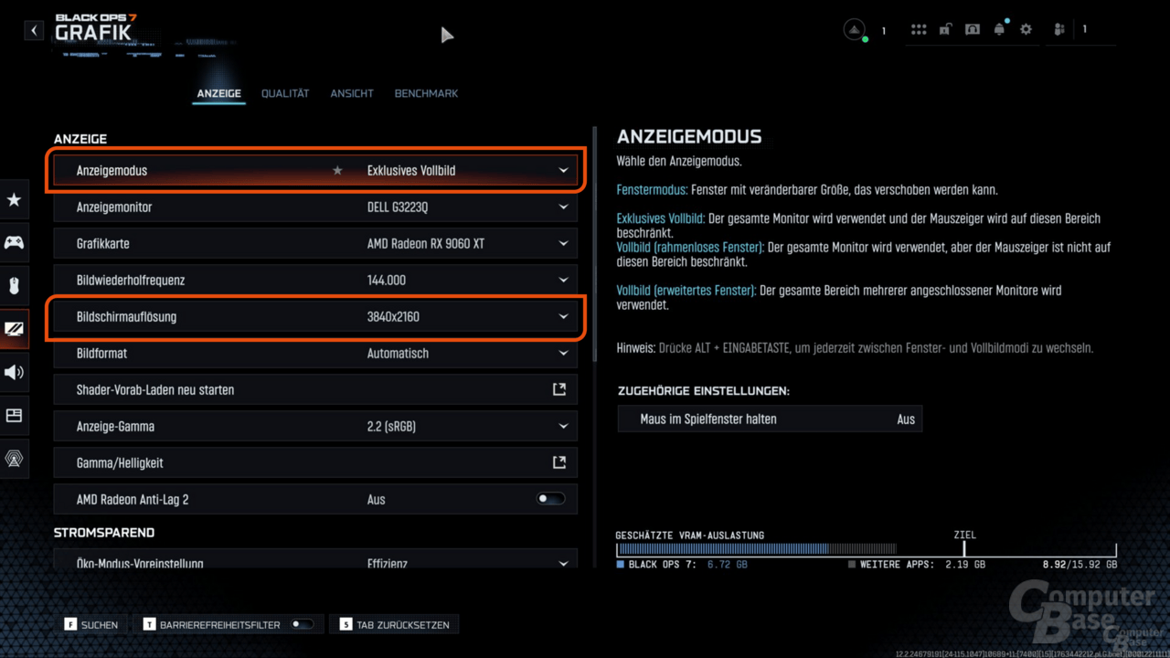 Community-Benchmark: Call of Duty Black Ops 7 - ComputerBase