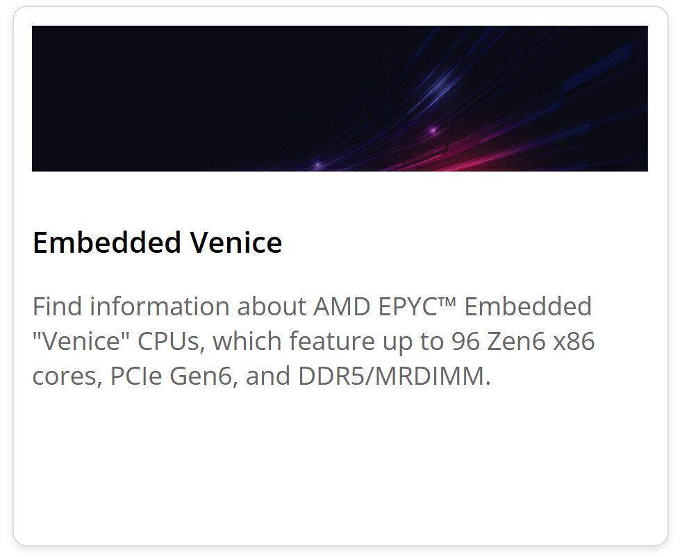 AMD Embedded: Fire Range wird zu Epyc 2005, Venice mit bis zu 96 Kernen - ComputerBase