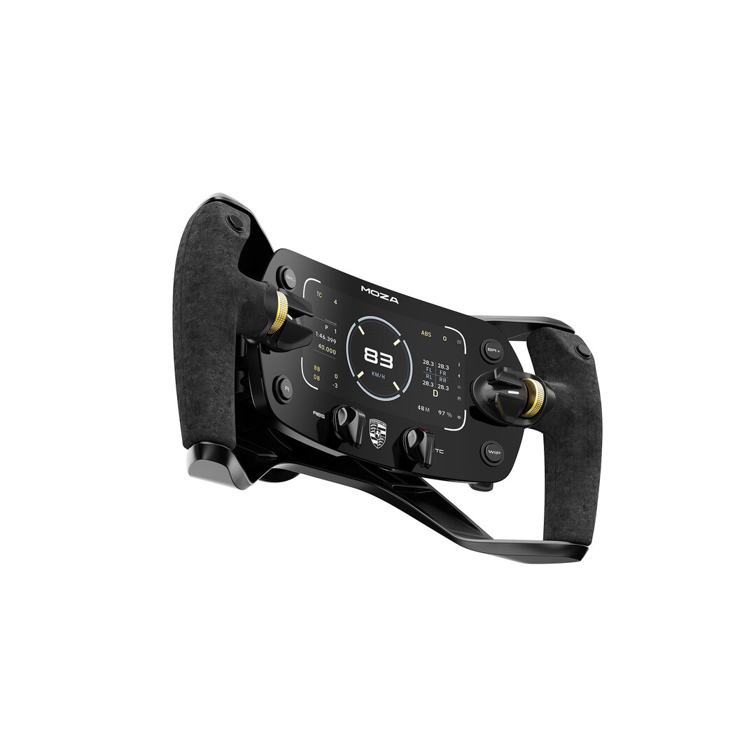 Porsche Replikat: Moza Porsche Mission R Lenkrad mit 5,4“-OLED-Display ...