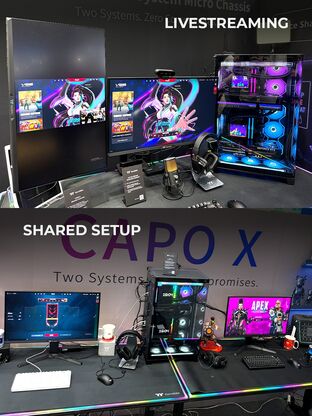 Thermaltake Capo X Dual System: Ein Gehäuse stapelt zwei Rechner ...