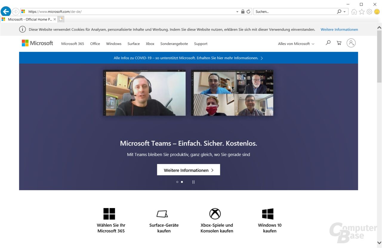Internet Explorer Download - ComputerBase