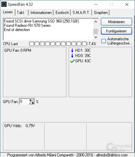 SpeedFan Download - ComputerBase