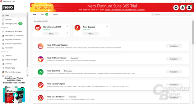 Nero Burning ROM Download - ComputerBase