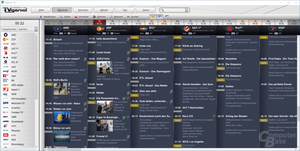 TVgenial Download - ComputerBase