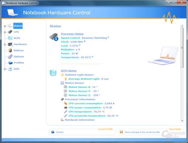 Notebook Hardware Control Download - ComputerBase