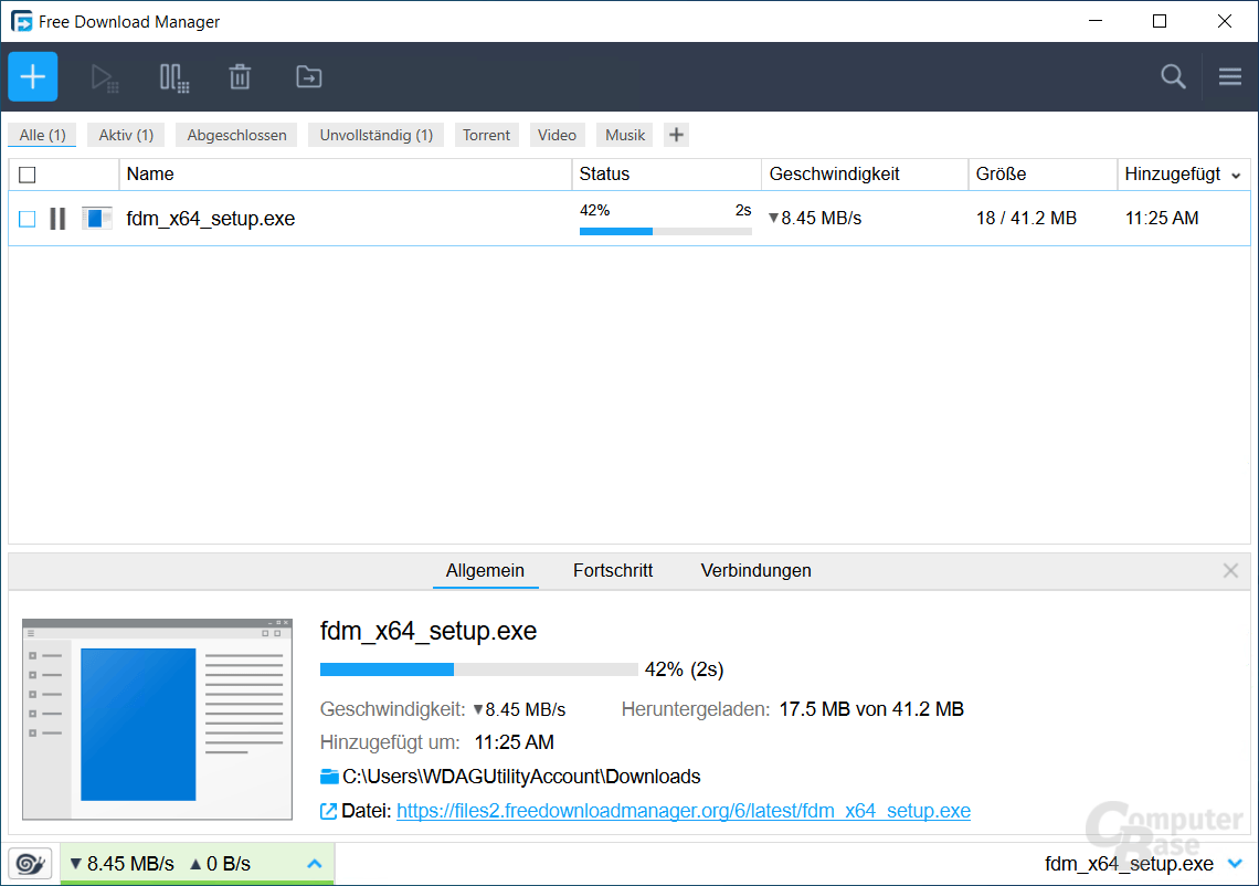 Free Download Manager Download - ComputerBase