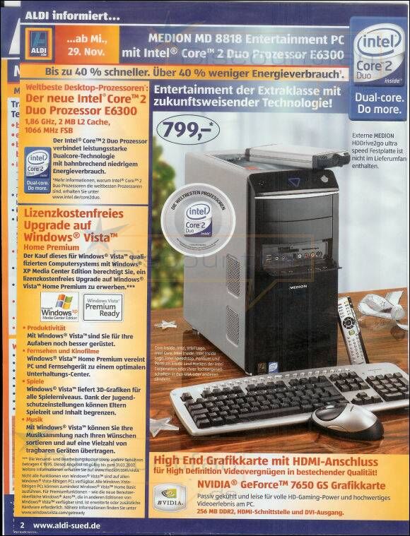 Alle Fakten zum Aldi-PC am 29. November - ComputerBase