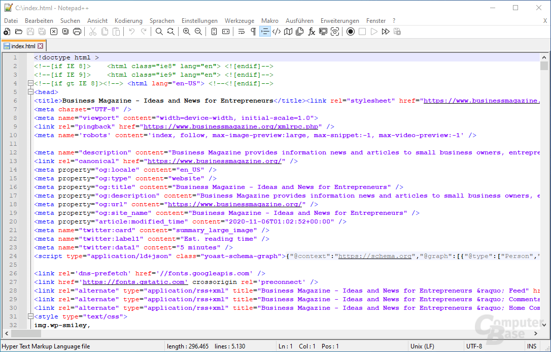 Notepad++ Download - ComputerBase