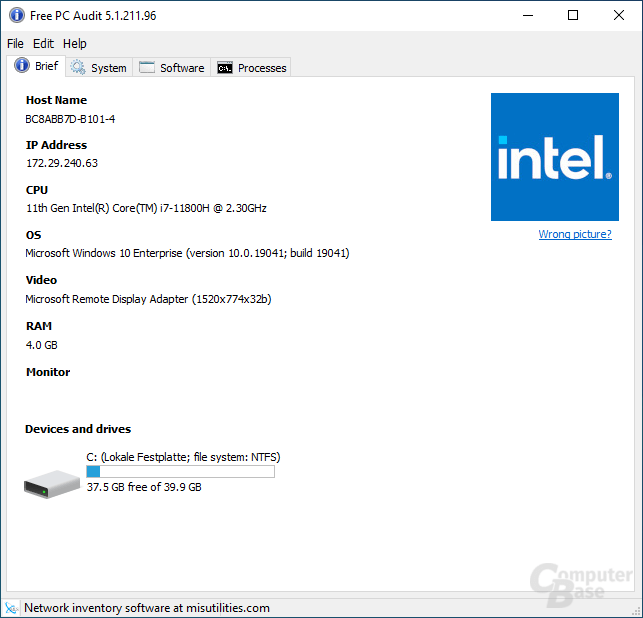 Free PC Audit Download - ComputerBase