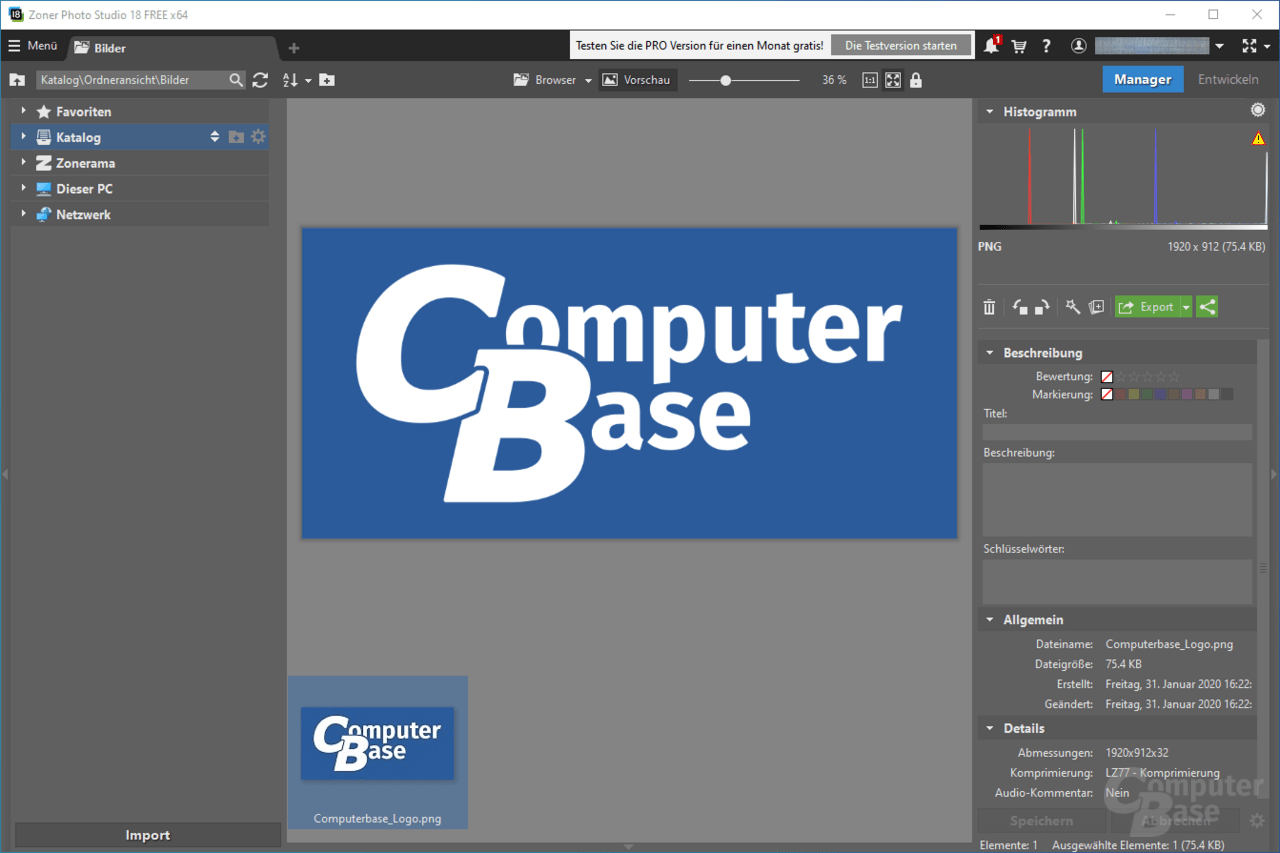 Zoner Photo Studio Free Download - ComputerBase