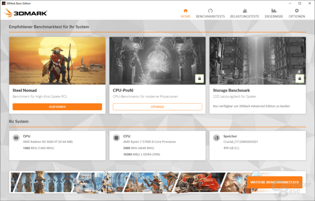UL 3DMark Download - ComputerBase